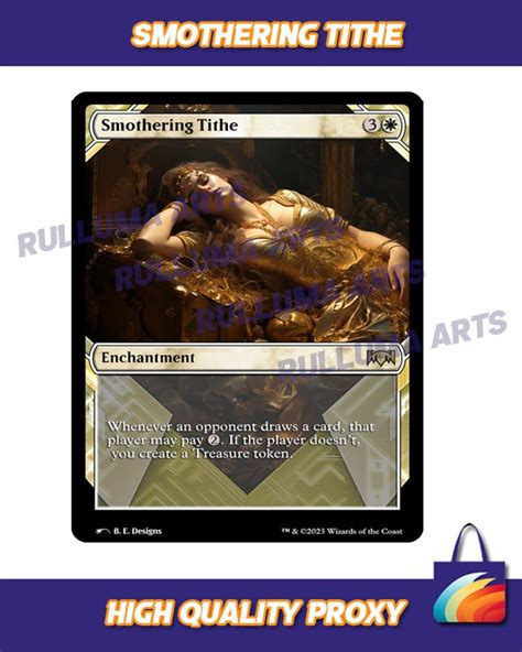 Smothering Tithe Mtg Proxy Card Mtg Proxies Etsy
