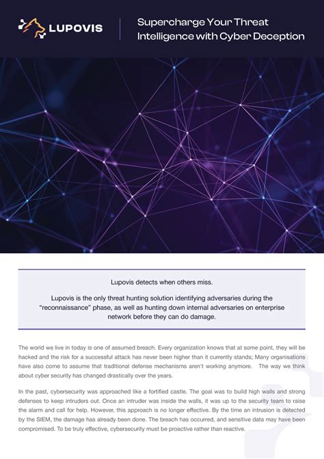 Contextual Threat Intelligence Lupovis