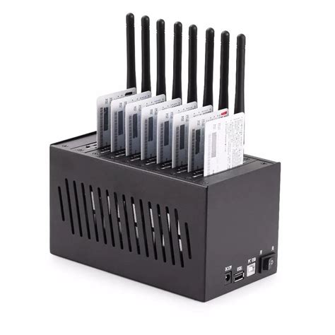 Modems 8 Sim Card Gsm Pool De Modem Wavecom Q2406 Suporte Ao Modelo Sms Mms Mms Fax Tcp Ip Open