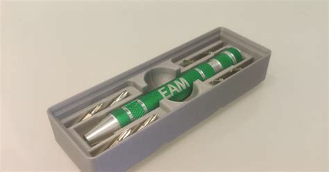 Gridfinity Generic Screwdriver Case 1x3 Stackable By Radicalreel