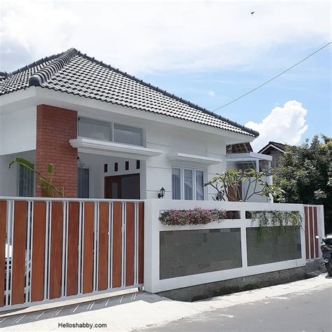 46 Pagar Minimalis Tembok Rumah Desain 2023