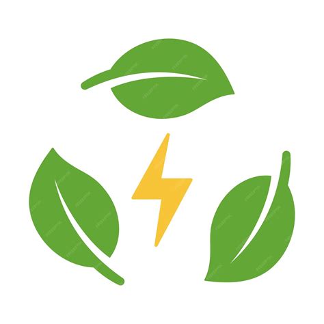 Free Vector Recycle Leaf Cycle With Bolt