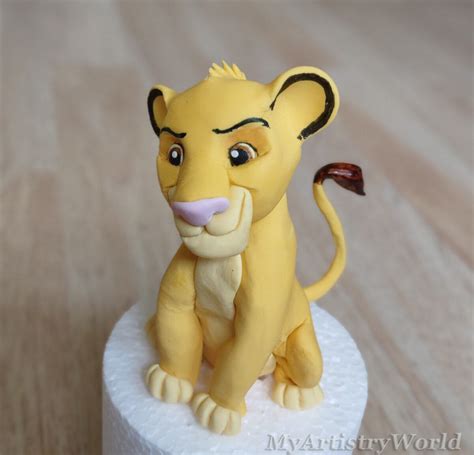 Simba The Lion King Cake Topper My Artistry World