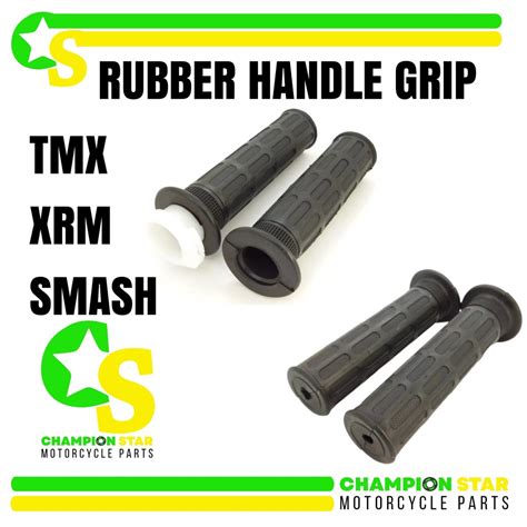 Motorcycle Parts Rubber Handle Grip Set For Tmxxrmsmash Shopee