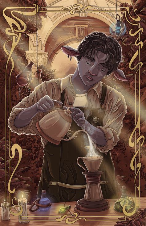 Artstation Filborg Making Tea Dnd