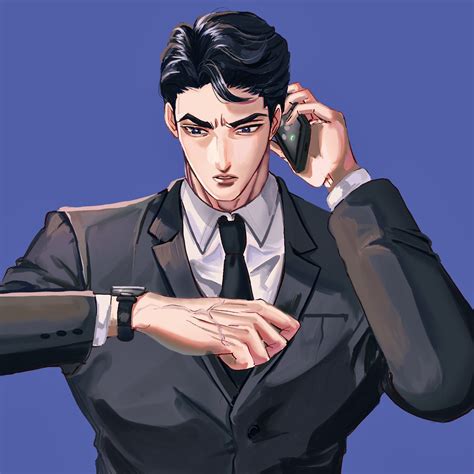 サラリーマンバストアップイラスト スキマ イラスト依頼・キャラ販売ならskima