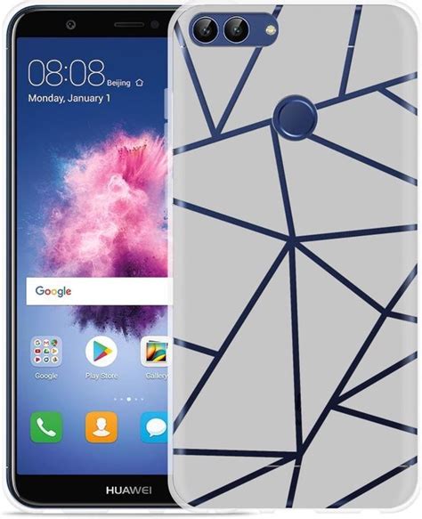 Huawei P Smart Hoesje Triangles Bol Com