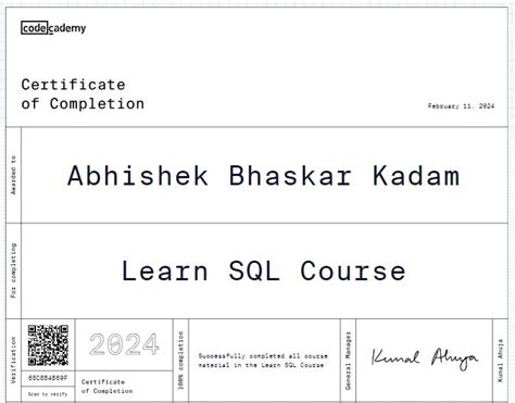 Abhishek Kadam On Linkedin Sql Codecademy Data Database Sqldeveloper Dataanalysis Learning