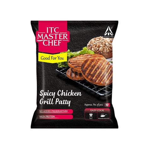 Itc Master Chef Spicy Chicken Grill Patty Frozen Pack Of 2 Price