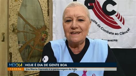 Gente Boa Conheça Iría Maria Garmatz Um Exemplo De Força E Coragem