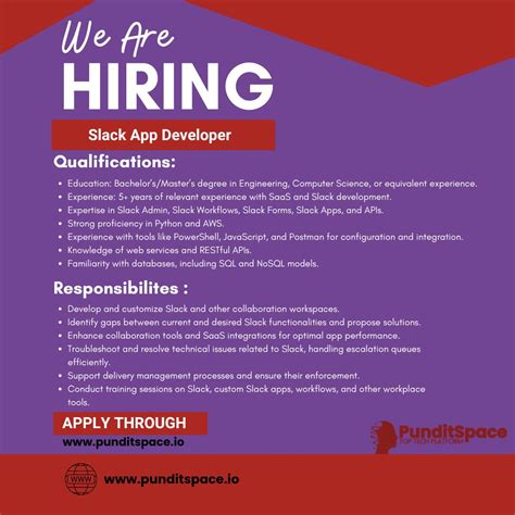 Punditspace On Linkedin Hiring Slackdeveloper Techjobs Remotework