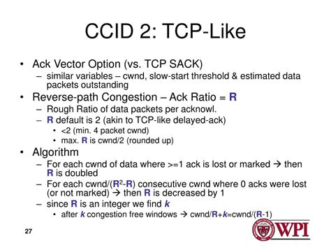 Ppt Designing Dccp Congestion Control Without Reliability Powerpoint