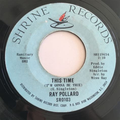 Ray Pollard This Time Rare Soul 45s