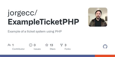 Github Jorgeccexampleticketphp Example Of A Ticket System Using Php