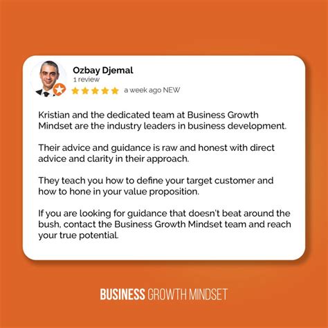 Business Growth Mindset Posted On Linkedin