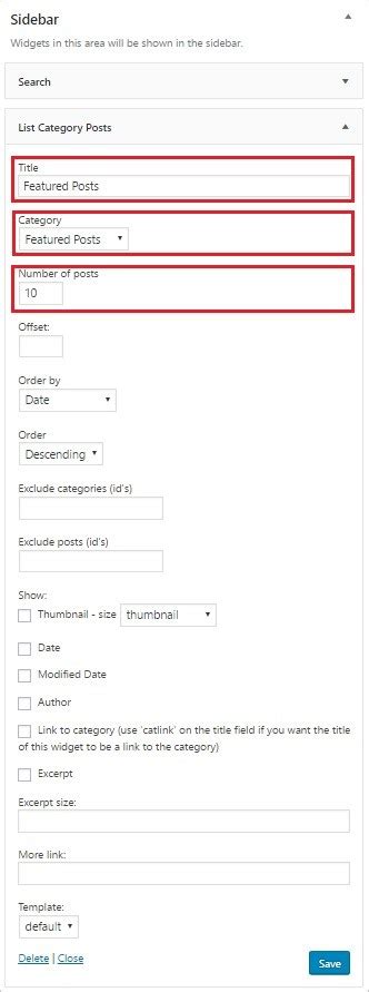 How To Add Featured Posts Widget In Wordpress Using List Category Posts Plugin Hexadix