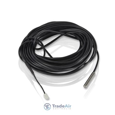 Actron Air 2060 017 SENSOR INDOOR COIL IN 7 5m BLACK 2PIN JST CONNECTION Actron Trade Air
