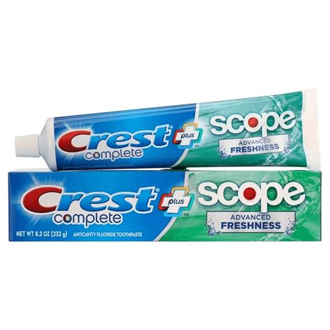 Crest Complete Scope Advanced Toothpaste 佳齒 高級活性泡沫除菌美白牙膏 8 2oz 232g