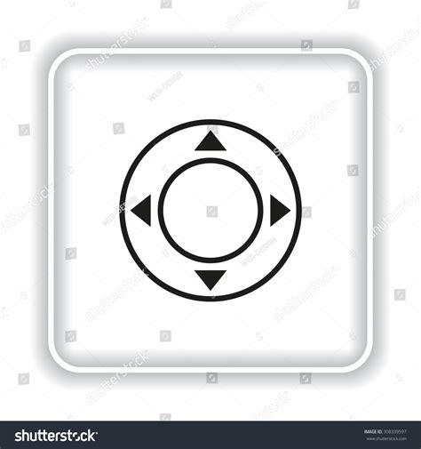 Remote Controllers Dial Knob Joystick Template Stock Vector Royalty Free 308339597 Shutterstock