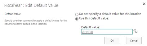 Column Default Values Set Default Per Folder Joanne C Klein