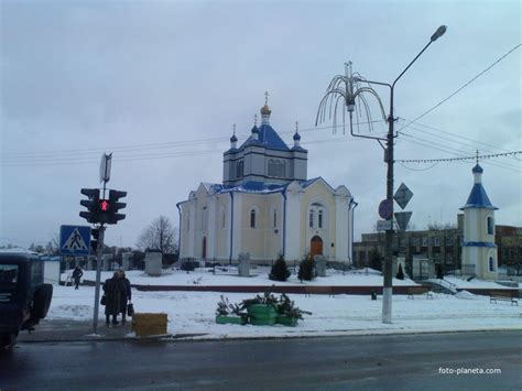 Зіма ў Дзяржынску Церковь Дзержинск Дзержинский район Фотопланета