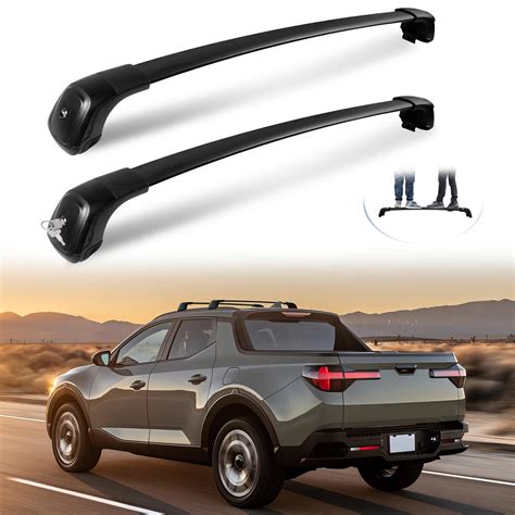 Adventure Upgraded 220lbs Roof Racks Cross Bars For Hyundai Santa Cruz