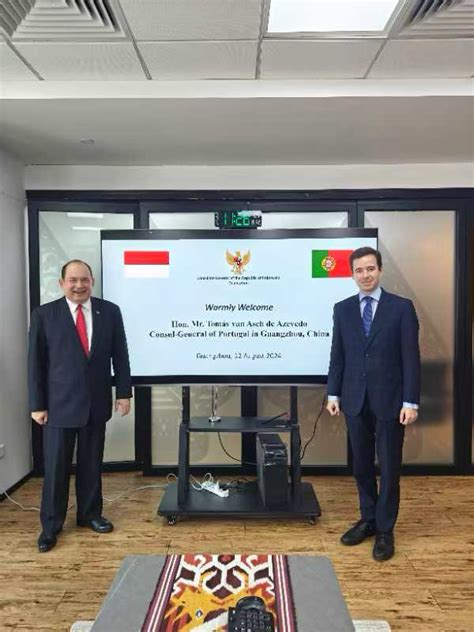 Meeting With The Consul General Of Indonesia News The Consulate