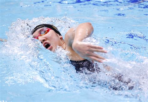 難波実夢、15年ぶり日本新にわずか0秒06届かず 自由形長距離界のエース「世界水泳でこの結果を出さないと」 スポーツ報知