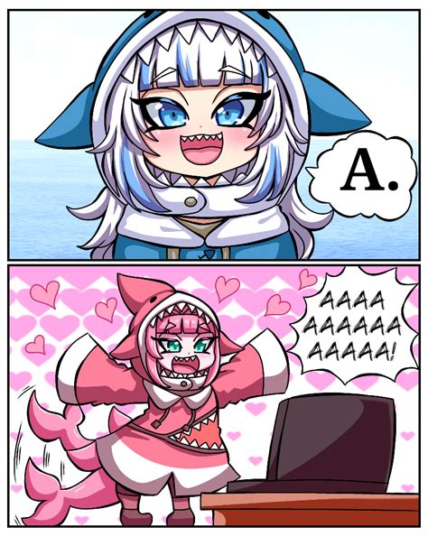 By Izfan Art Shark Vtuber Fan Red Shark Is My Oc Shasha R