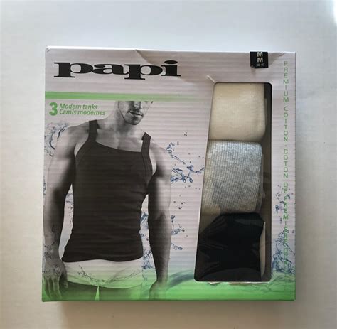 Papi Square Neck Tank Tops For Men Mercari