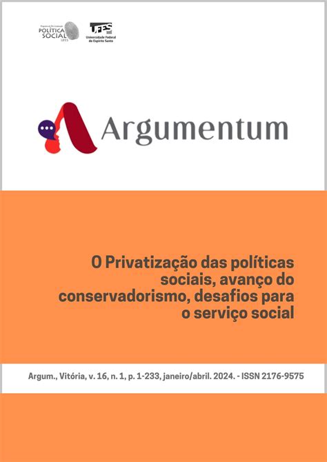V 16 N 1 2024 Privatização Das Políticas Sociais Avanço Do