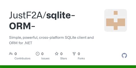 Github Justf2asqlite Orm Simple Powerful Cross Platform Sqlite
