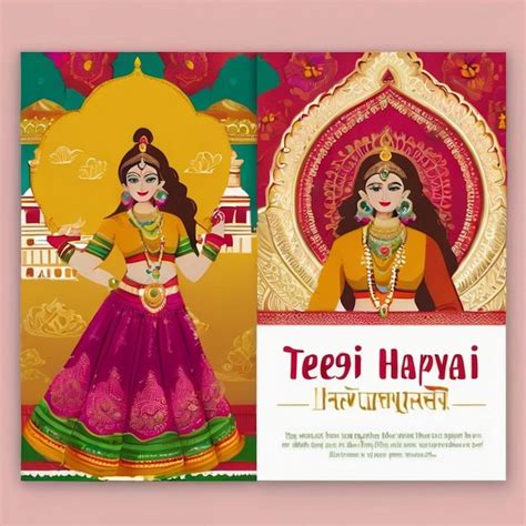 Happy Teej Psd High Quality Free Psd Templates For Download