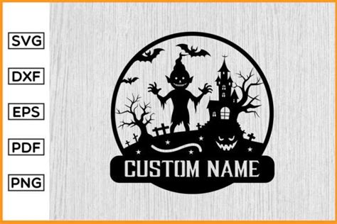 Halloween Metal Wall Art Laser Cut Files Graphic By MetalArt Creative