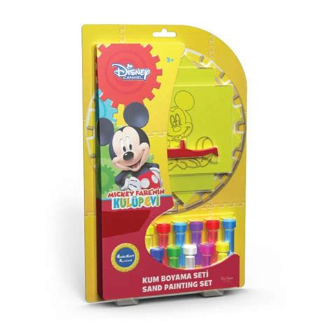 Mickey Mouse Disney Set Creativ Pictura Cu Nisip Colorat Planse X Cm Suporti