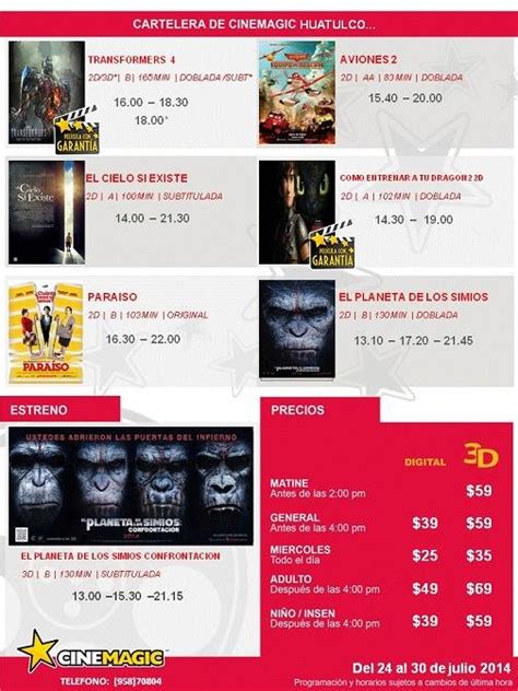Los Mejores Estrenos De La Cartelera Nacional Horarios Cartelera Cinemagic
