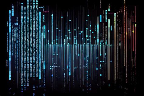 Premium Photo Abstract Big Data Flow Background