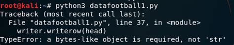 linux下运行python 出现TypeError a bytes like object is required not str 怪盗积德 博客园