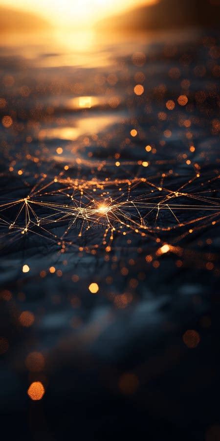 Captivating Data Points Visualization With Dramatic Light And Realistic