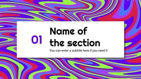 Psychedelic Aesthetic Theme Presentation