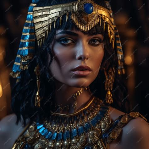 Premium Photo Hot Attractive Fashion Model In Egyptian Queen