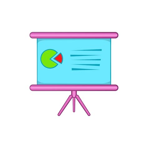Mesa Con Icono De Horario En Estilo De Dibujos Animados Aislado Sobre