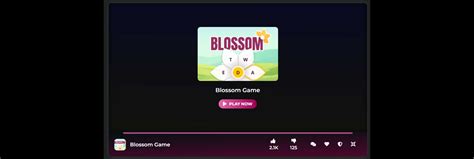 Blossom Game Online Play Daily And Unlimited Word Puzzle