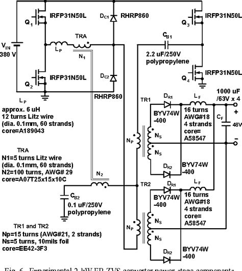 Figure 3 From A New Pwm Zvs Full Bridge Converter Semantic Scholar