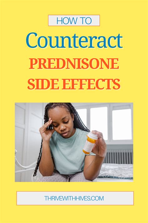 How To Counteract Prednisone Side Effects Thrive With Hives