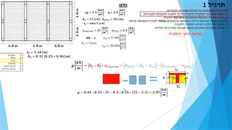 תכן מבני בטון הרצאה 11 תכן מלא של תקרת צלעות Youtube