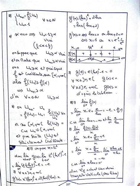 exercice avec correction Logarithme népérien TECHINFO