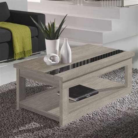 Table Basse Chene Clair Mobilier Design Décoration Dintérieur