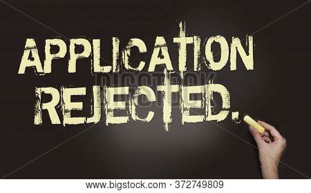 Application Rejected Image Photo Free Trial Bigstock