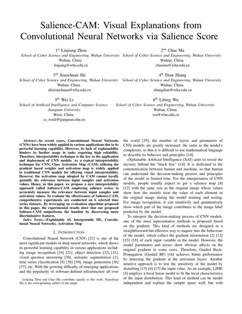 pdf salience cam visual explanations from convolutional neural